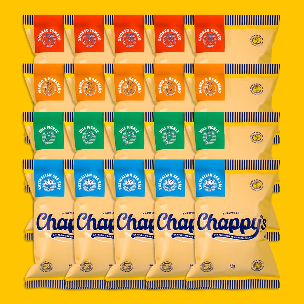 Party Pack Carton (20 x Packs) – Chappy's